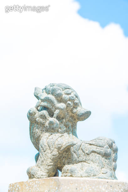 Hong Kong - Lion statue on Victoria Peak 이미지 (1290469036) - 게티이미지뱅크