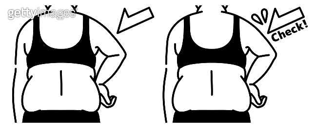 Overarm and back of an obese woman 이미지 (1262503695) - 게티이미지뱅크