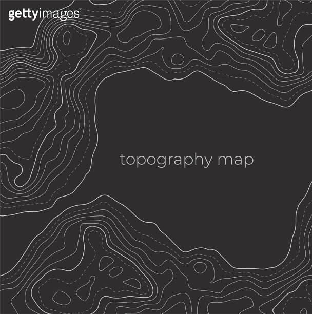 Topographic map contour background. Contour map vector. Map line of ...