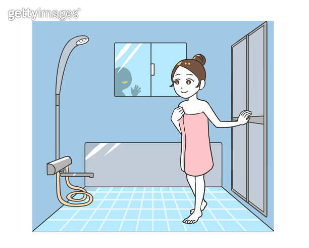Victim Peeping In The Bathroom 이미지 1284991164 게티이미지뱅크