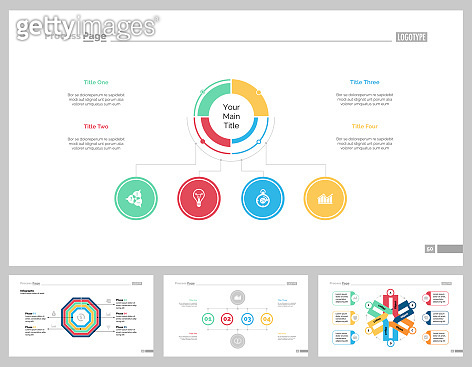Four Management Slide Templates Set 이미지 (1222331631) - 게티이미지뱅크