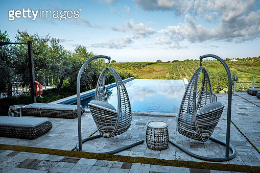 Luxury resort with a view over wine field in Selinunte Sicily Italy ...