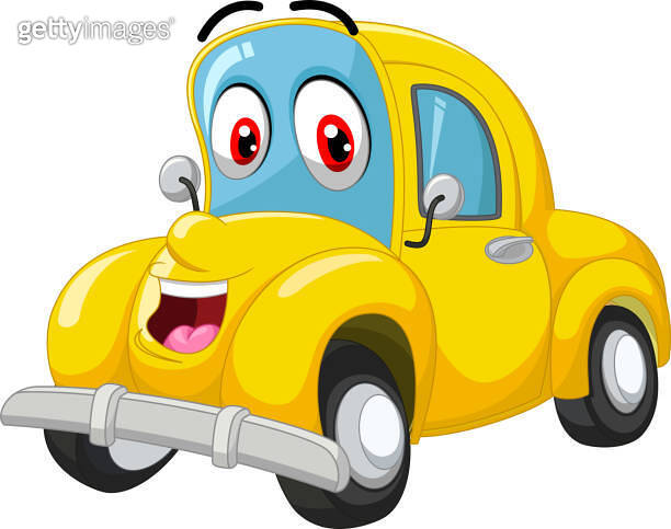 Funny Yellow Car Cartoon 이미지 (1213166426) - 게티이미지뱅크