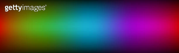 Abstract rainbow header. Modern vector spectrum banner. Simple vector ...
