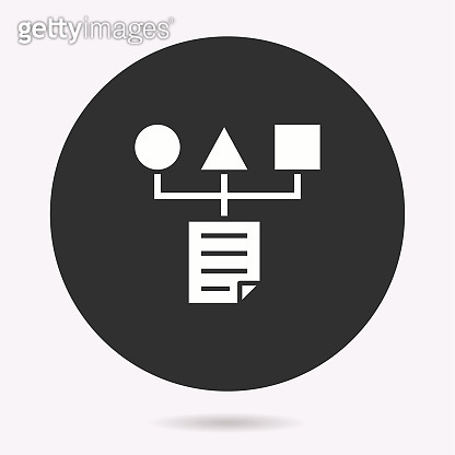 Data models - vector icon. Illustration isolated. Simple pictogram. 이미지 ...