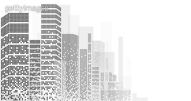 City background architectural with drawings of modern for use web ...