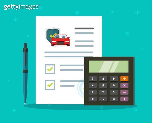 Car auto insurance care coverage protection contract document checklist ...