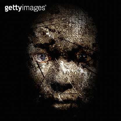 Scary human face 이미지 (1199882334) - 게티이미지뱅크