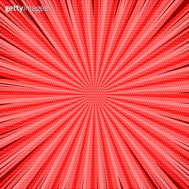 Comic red abstract background (1206788975) - 게티이미지뱅크