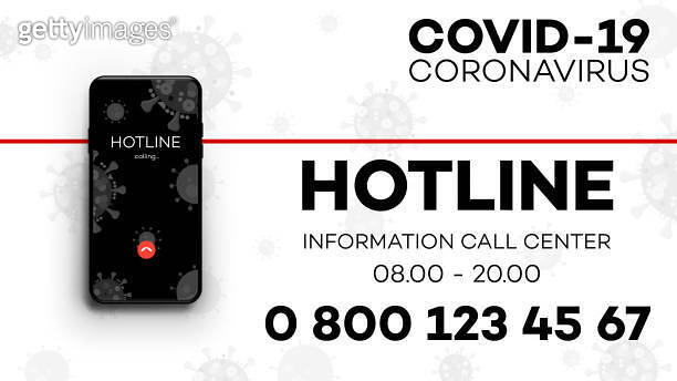 Information hotline call center Ncov (sars-cov-2, covid-19, coronavirus ...