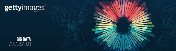 Data array visual concept. Big data connection complex. Big data ...