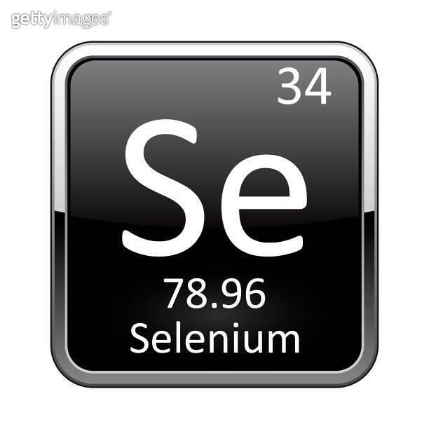 The periodic table element Selenium. Vector illustration 이미지 ...