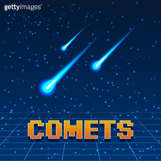 simple vector illustration of pixel art headline of signboard with text ...