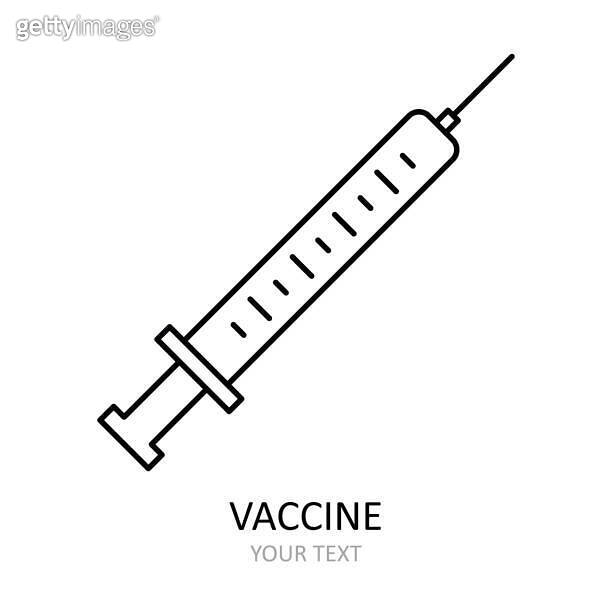 Linear Vector Icon Injection Antiviral Drawing 이미지 1254255105 게티