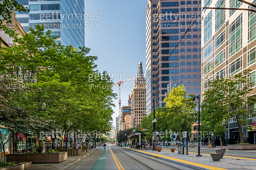 Main Street in Salt Lake City, Utah, USA 이미지 (1198488493) - 게티이미지뱅크