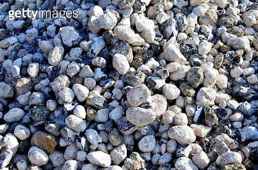 Natural chalk stones background. Chalk is a soft, white, porous ...