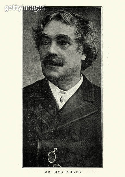 Sims Reeves, Victorian English operatic, oratorio and ballad tenor ...