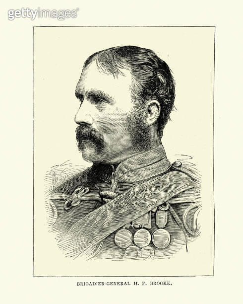Brigadier-General Henry Francis Brooke, British Indian army officer ...
