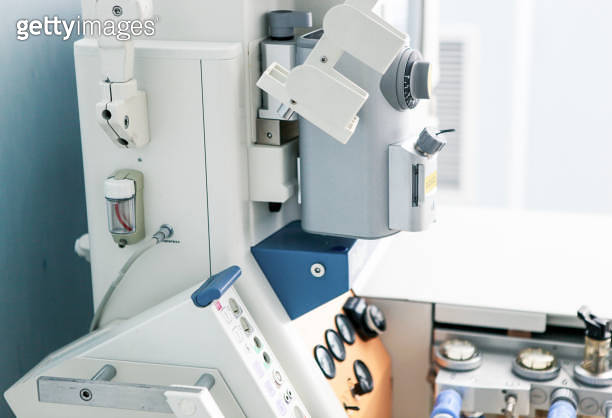 Image of medical ventilator. Hospital respiratory ventilation. Patient ...