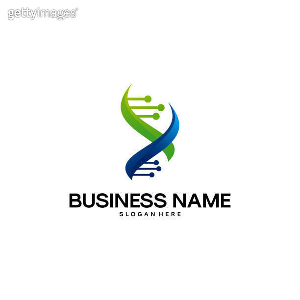 DNA logo, gen logo designs template 이미지 (1215610590) - 게티이미지뱅크