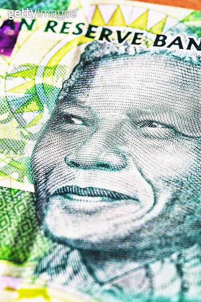 South African banknote depicting Nelson Mandela (1243402823) - 게티이미지뱅크