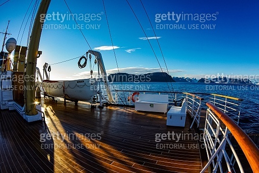 Sailing in the Ice Free Waters of Polhavet (Arctic Ocean) North of the ...
