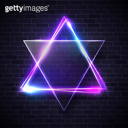 Hebrew biblical Judaism symbol. Israel star. Jewish David star design ...