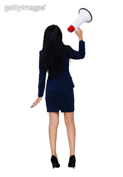 Latin american and hispanic ethnicity young women business person standing wearing jacket and ...