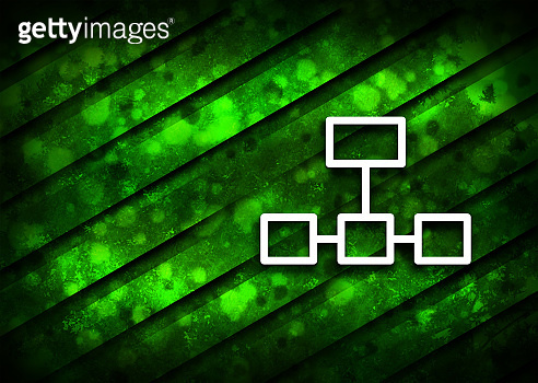 Network connections icon parallel natural green background illustration ...