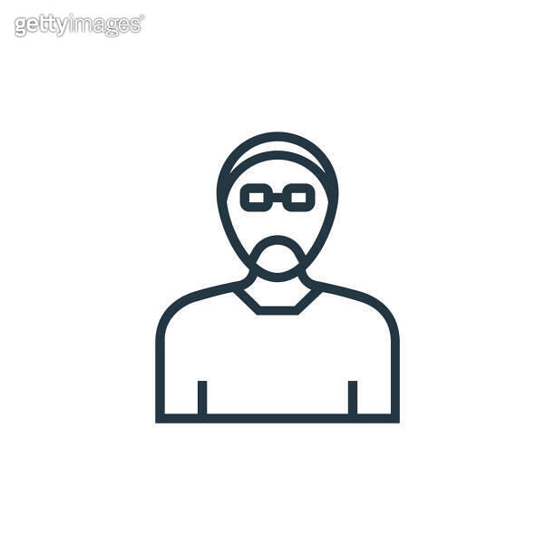 robber vector icon. robber editable stroke. robber linear symbol for ...