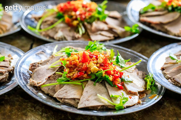 Delicious dried beef slices cold dish,Chinese food. 이미지 (1203082101 ...