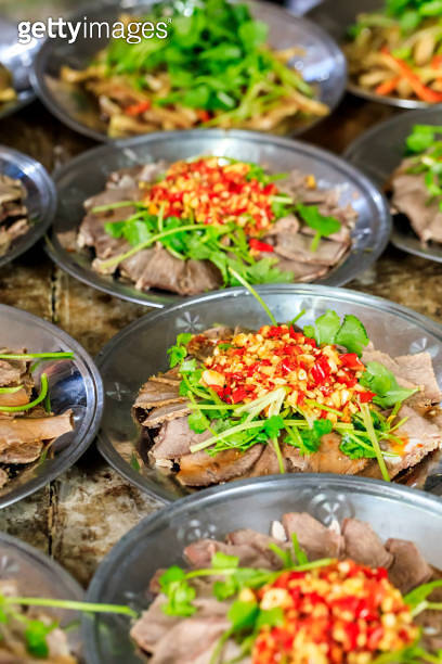 Delicious dried beef slices cold dish,Chinese food. 이미지 (1203082104 ...