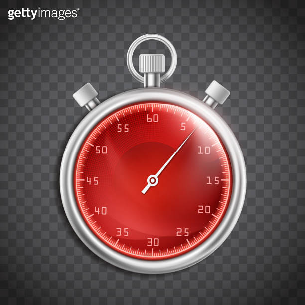 Stopwatch with a digital luminous screen and a dial. 이미지 (1217563211 ...