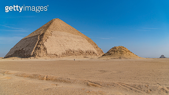 The Bent Pyramid is an ancient Egyptian pyramid located at the royal ...