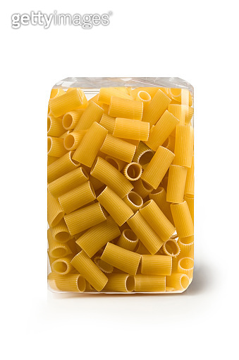 Italian Pasta Pack - "Rigatoni" Type - Isolated 이미지 (1282339566) - 게티이미지뱅크