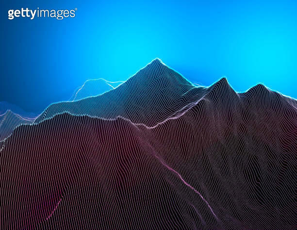 Mount Everest, relief height, mountains. Lhotse, Nuptse. Himalaya map ...