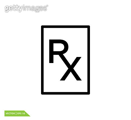 RX icon sign symbol logo design template 이미지 (1255267635) - 게티이미지뱅크