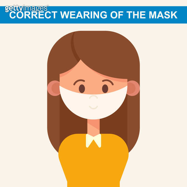Social distance, use masks presentation how to wearing. Protect from ...
