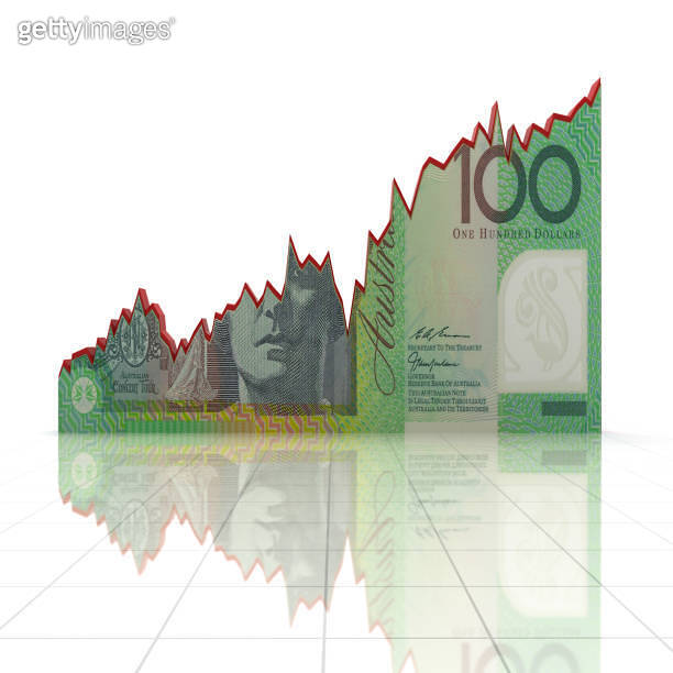Australian money finance growth chart graph success 이미지 (1285743842 ...