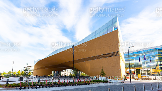 Oodi library .Oodi is Helsinki s new Central Library. (1212898777) - 게티 ...