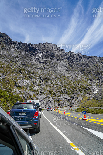New Zealand State Highway 94, Milford Sound Hwy, Homer Tunnel in ...