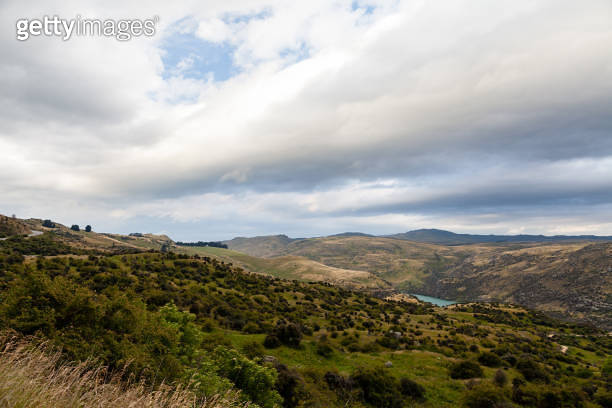 Landscape before sunset in New Zealand. 이미지 (1197509876) - 게티이미지뱅크