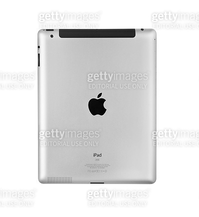 back view of Apple iPad Air metal textured , developed by Apple 이미지 ...