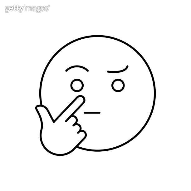 Tired, emotions icon. Simple line, outline vector expression of mood ...