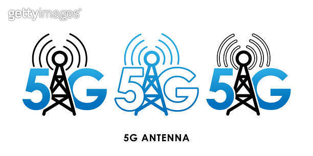 5G Router icon logo vector illustration. 5G internet connection vector ...