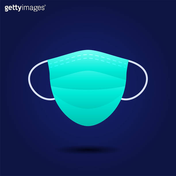 realistic hygienic mask vectors for particulate respirator and ...