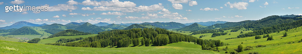 Large panoramic view of the spring landscape, countryside 이미지 ...