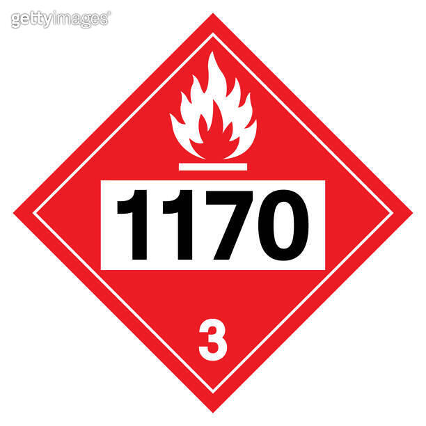 Ethyl Alcohol Ethanol UN1170 Symbol Sign, Vector Illustration, Isolate ...