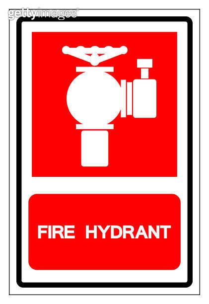 Fire Hydrant Symbol Sign ,Vector Illustration, Isolate On White ...