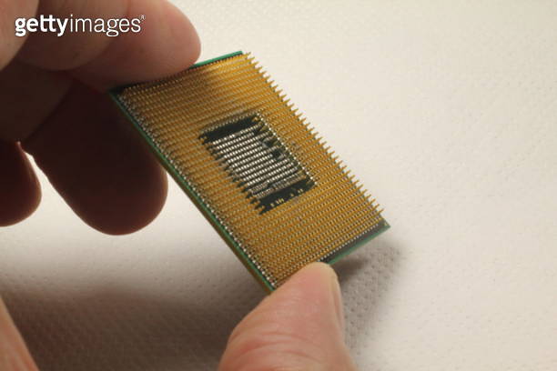 Intel cpu for pc computer and notebook close up macro 이미지 (1273735235 ...